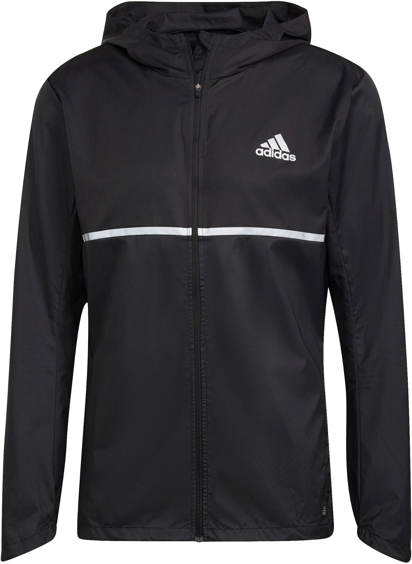Adidas Own the Run Laufjacke Herren black-reflective silver im Online ...