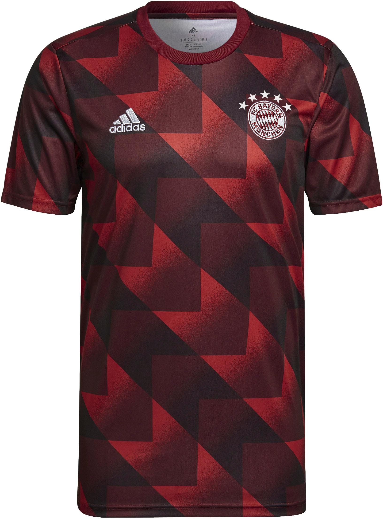 Adidas FC Bayern Prematch Funktionsshirt Herren fcb true red-team ...