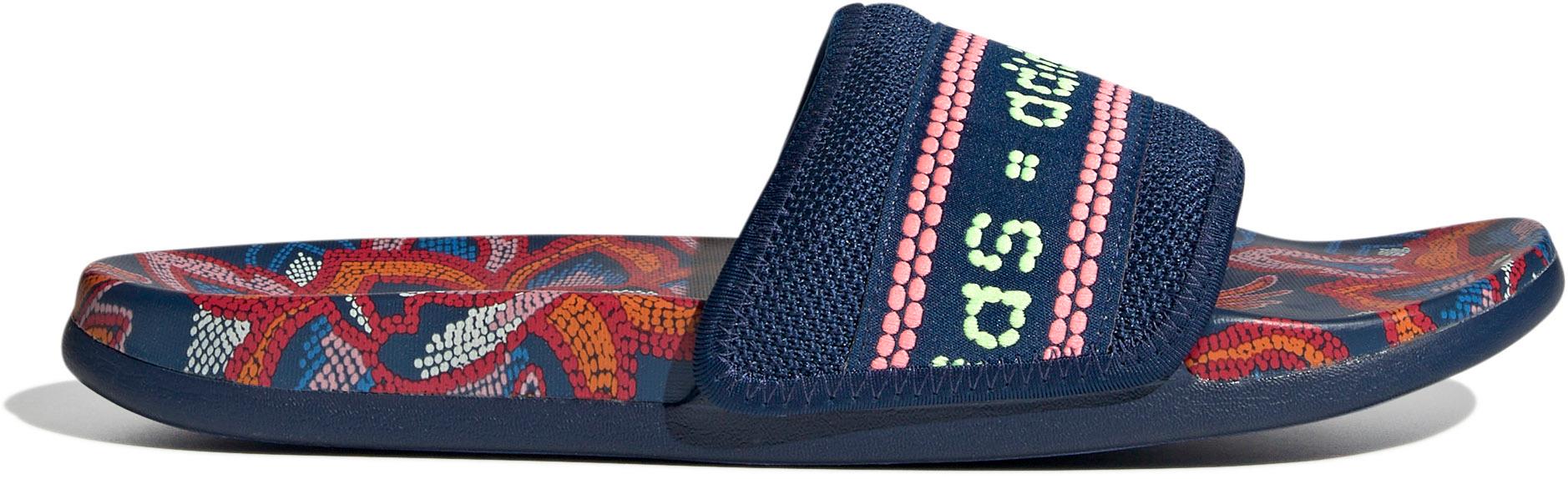 Adidas ADILETTE COMFORT Badelatschen Damen mysteryblue-hi-resyellow ...