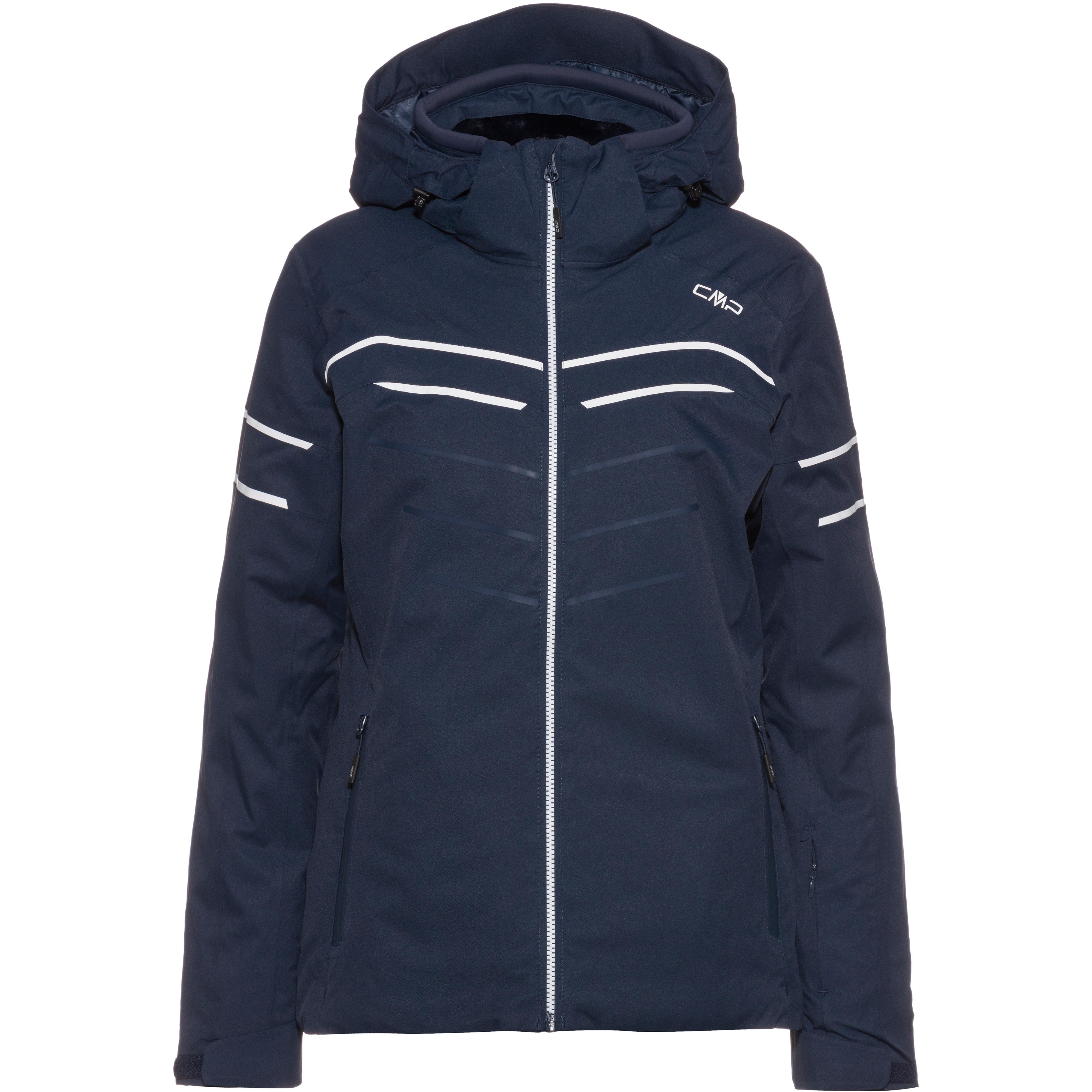 CMP WOMAN JACKET ZIP HOOD Skijacke Damen black blue im Online Shop von ...