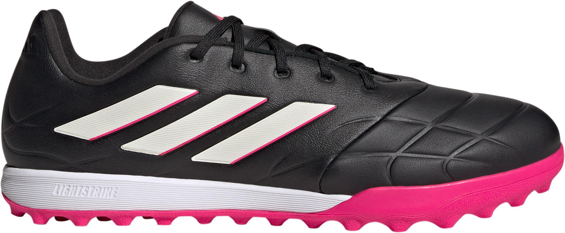 Adidas COPA PURE.3 TF Fußballschuhe core black-zero met-team shock pink ...