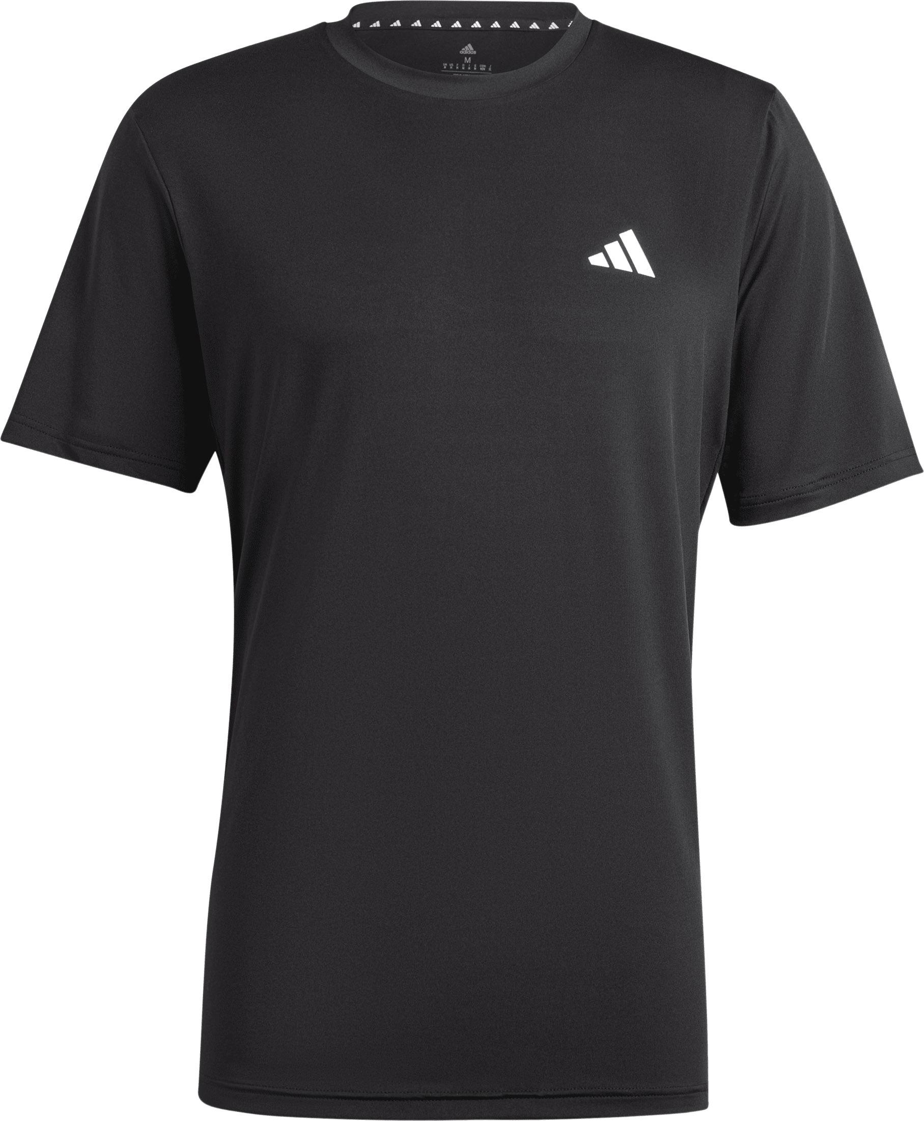 Adidas TRAIN ESSENTIALS Funktionsshirt Herren black-white im Online ...