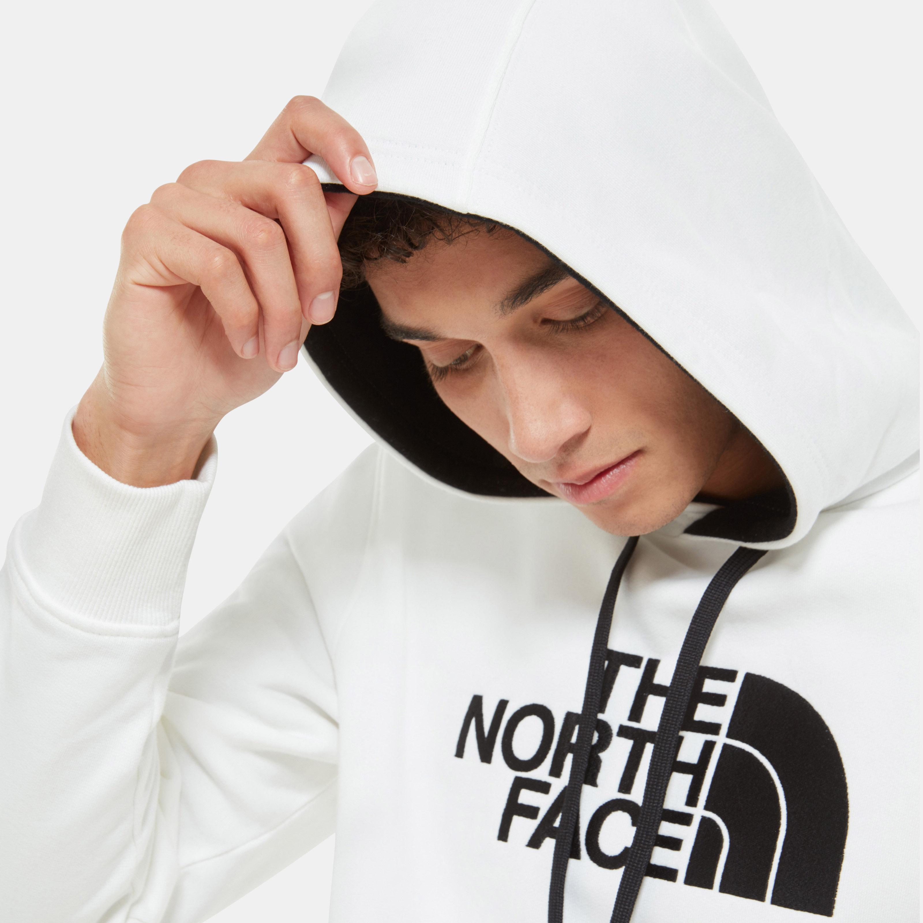 Black and white north face hoodie store