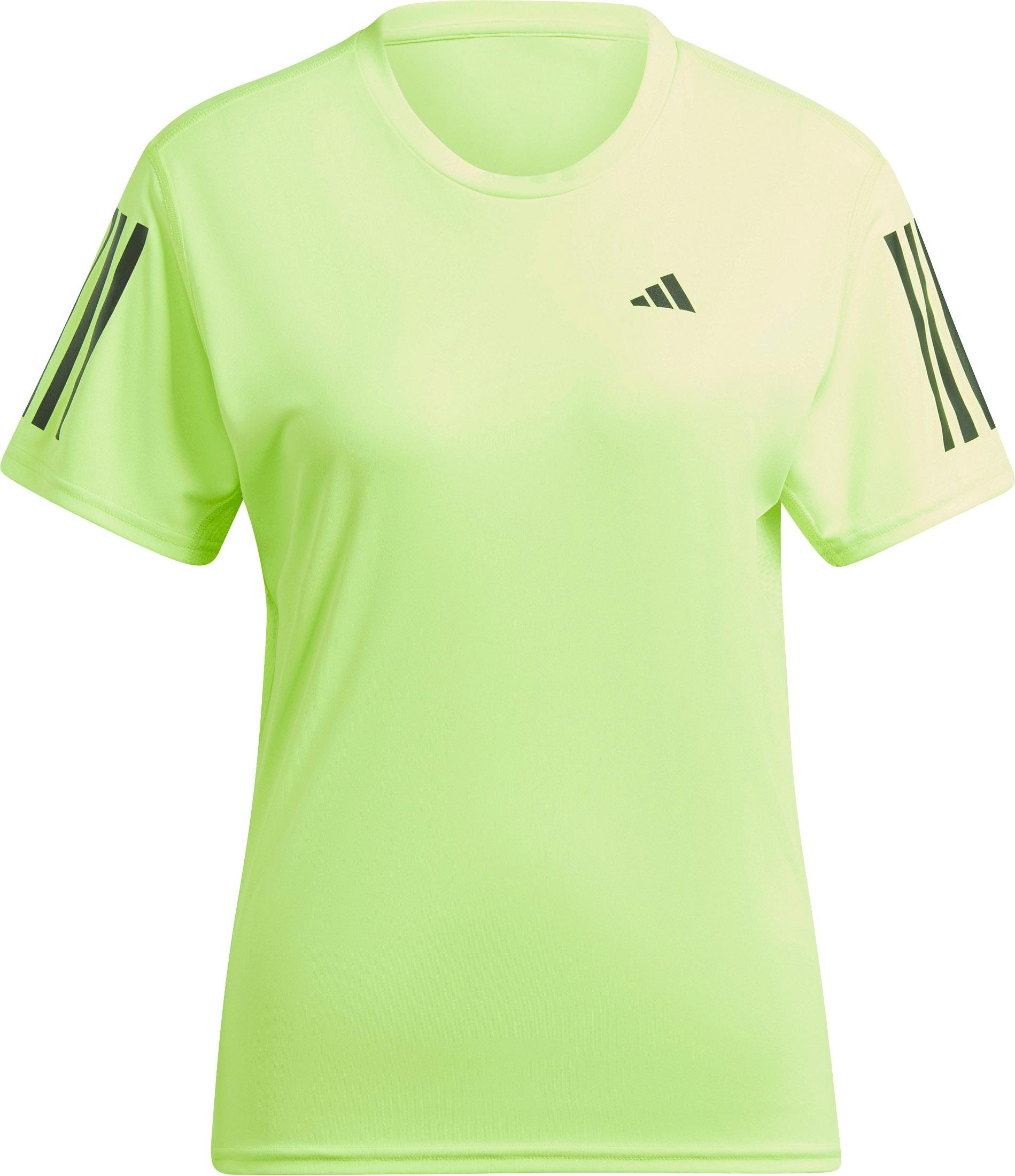 Adidas OWN THE RUN Funktionsshirt Damen lucid lemon-black im Online ...