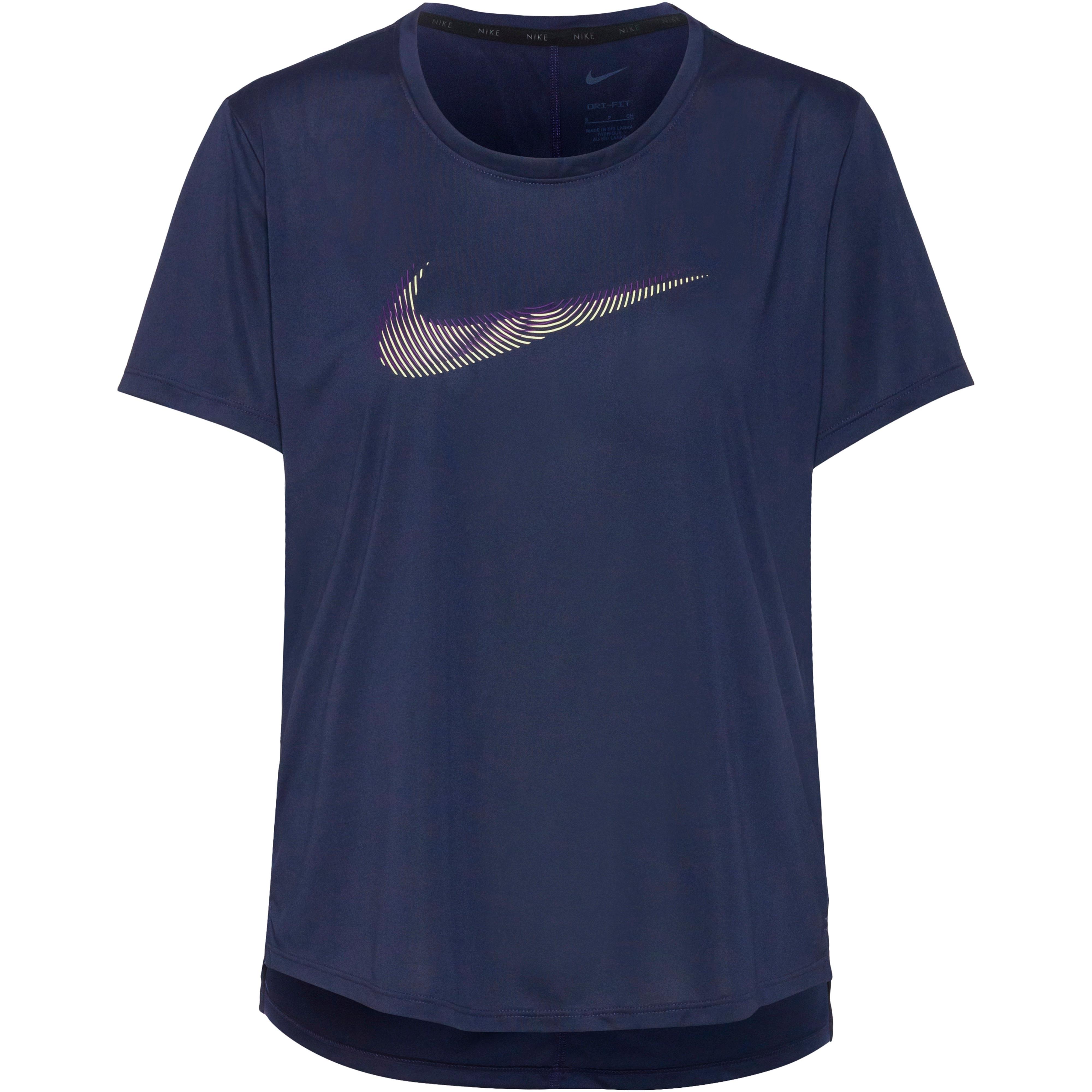 Nike DRI FIT SWOOSH Funktionsshirt Damen purple ink-disco purple im ...
