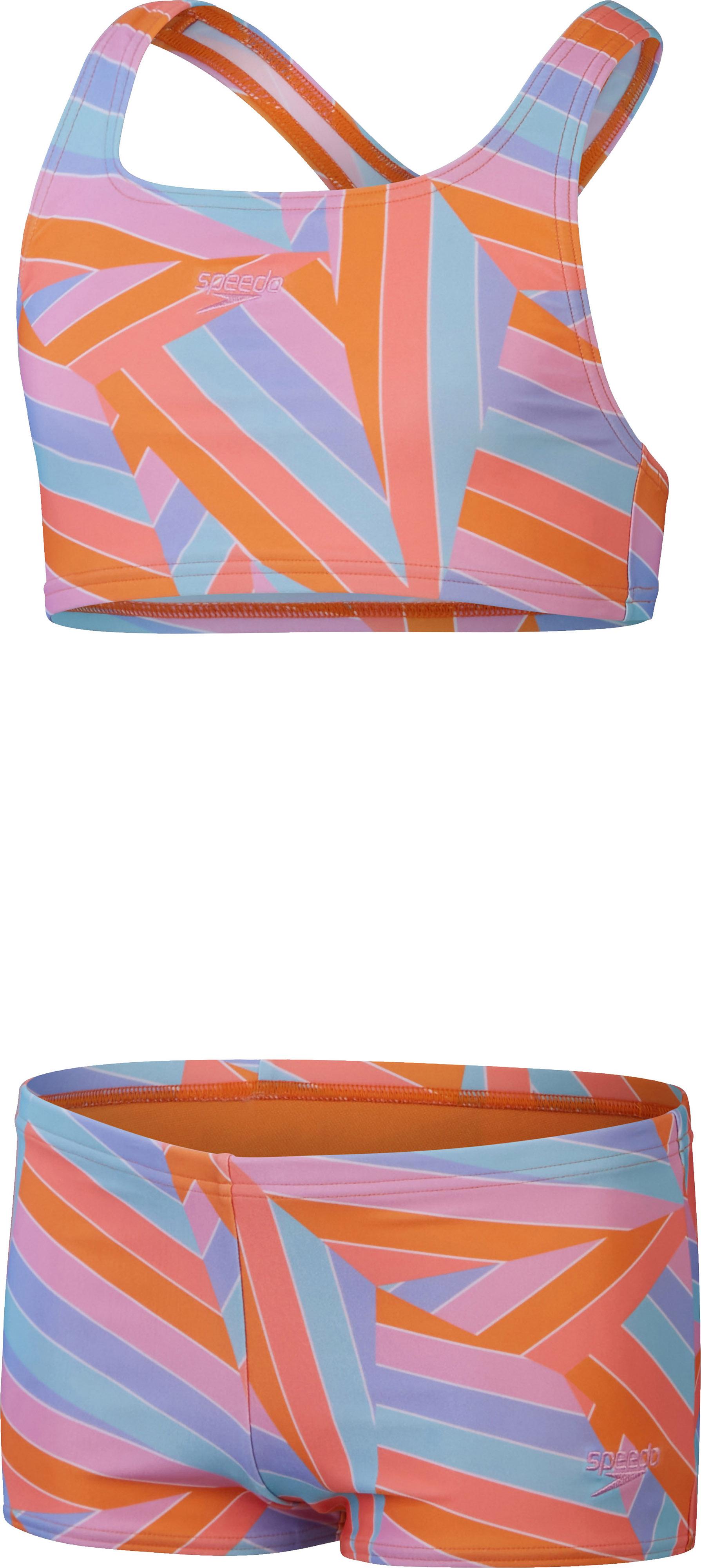 SPEEDO Eco Endurance Flex Bikini Set Mädchen pumpkin spice-marine blue ...