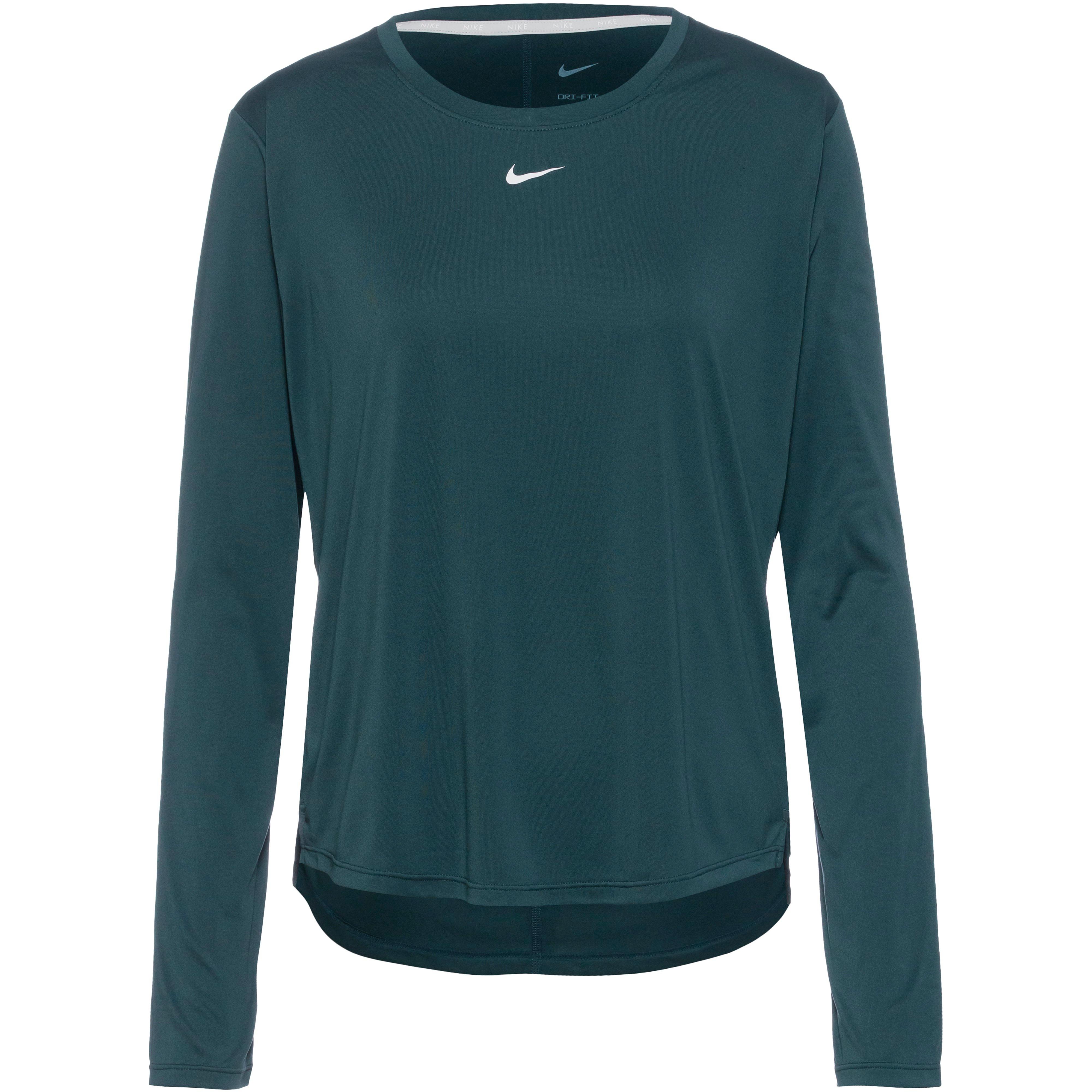 Nike Dri-FIT ONE Funktionsshirt Damen deep jungle-white im Online Shop ...