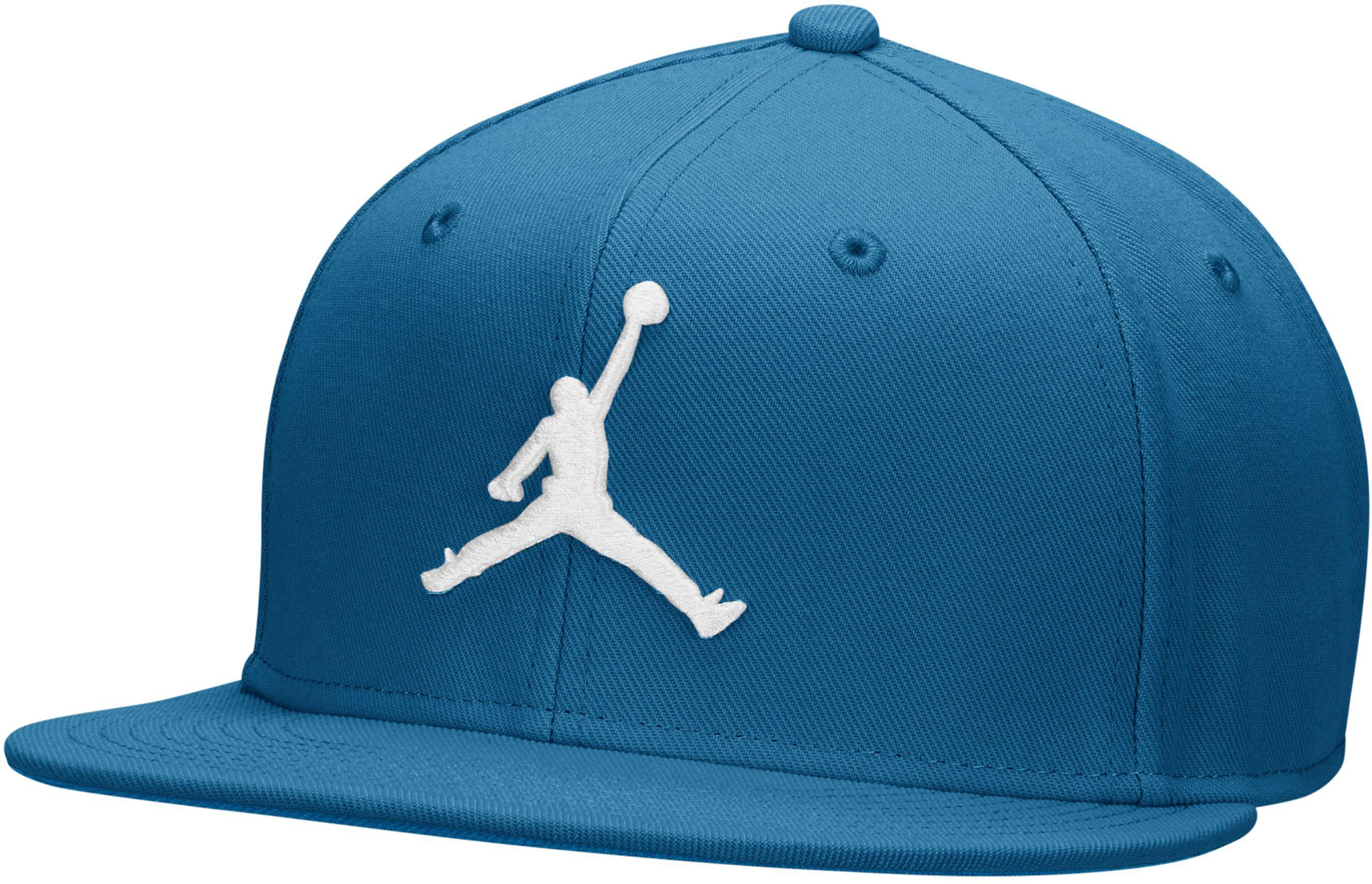 Nike Jordan Jumpman Cap industrial blue-industrial blue-white im Online ...