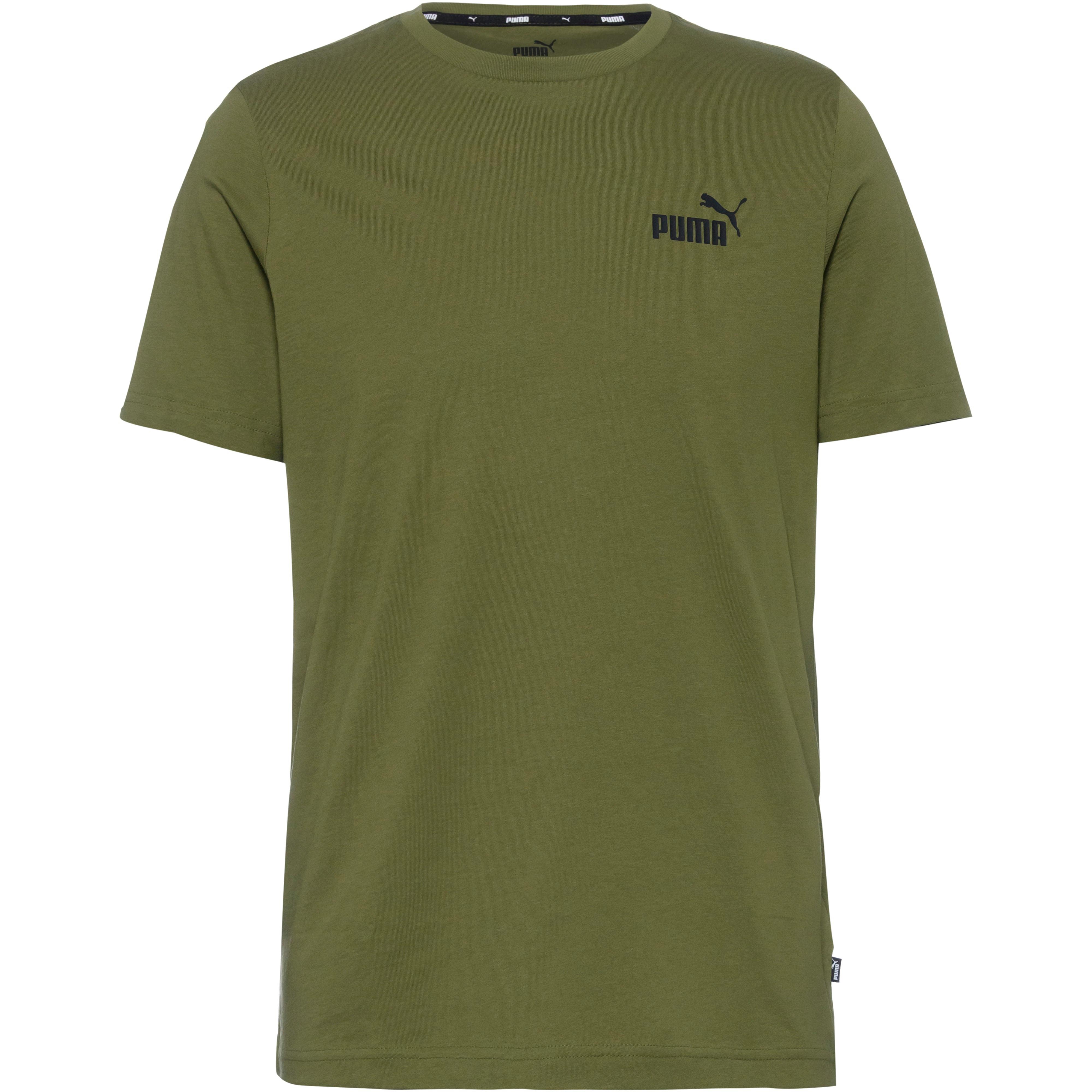 PUMA Essentiell T-Shirt Herren olive green im Online Shop von ...