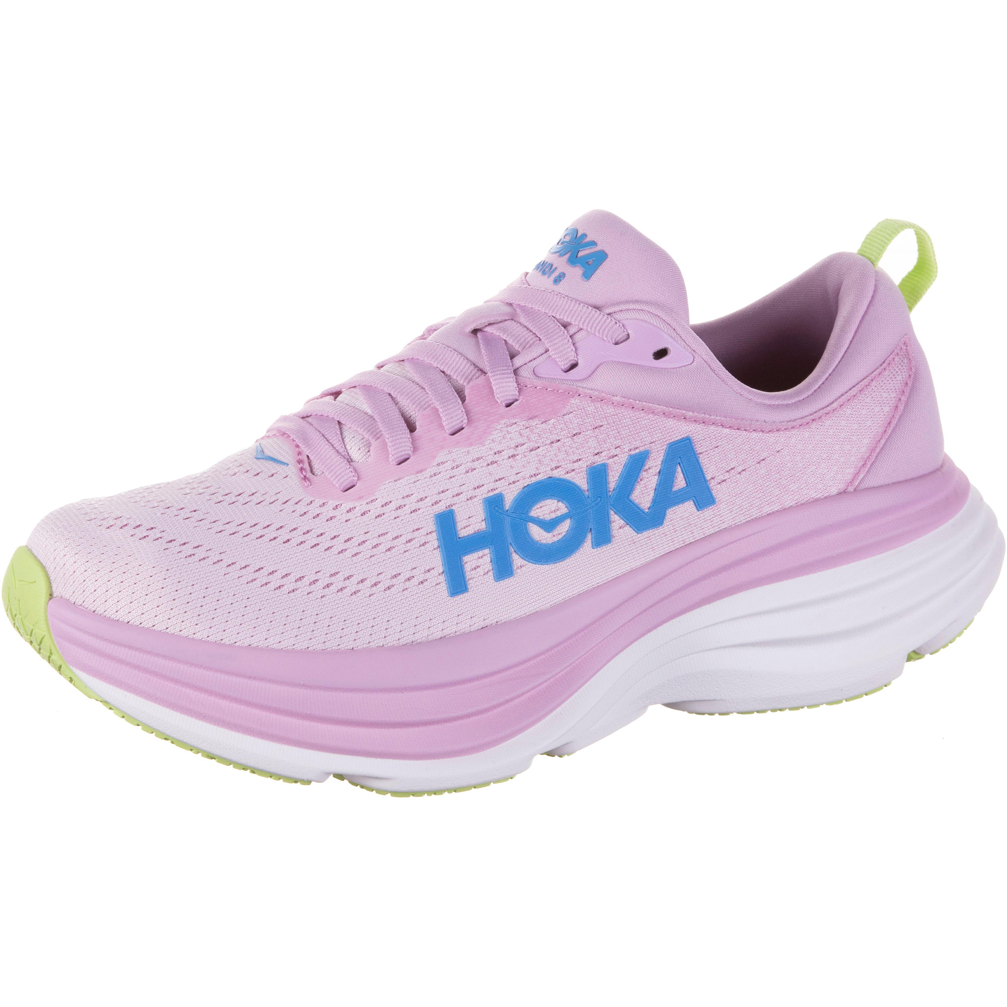 HOKA Bondi 8 Laufschuhe Damen pink twilight-waterpark im Online Shop ...
