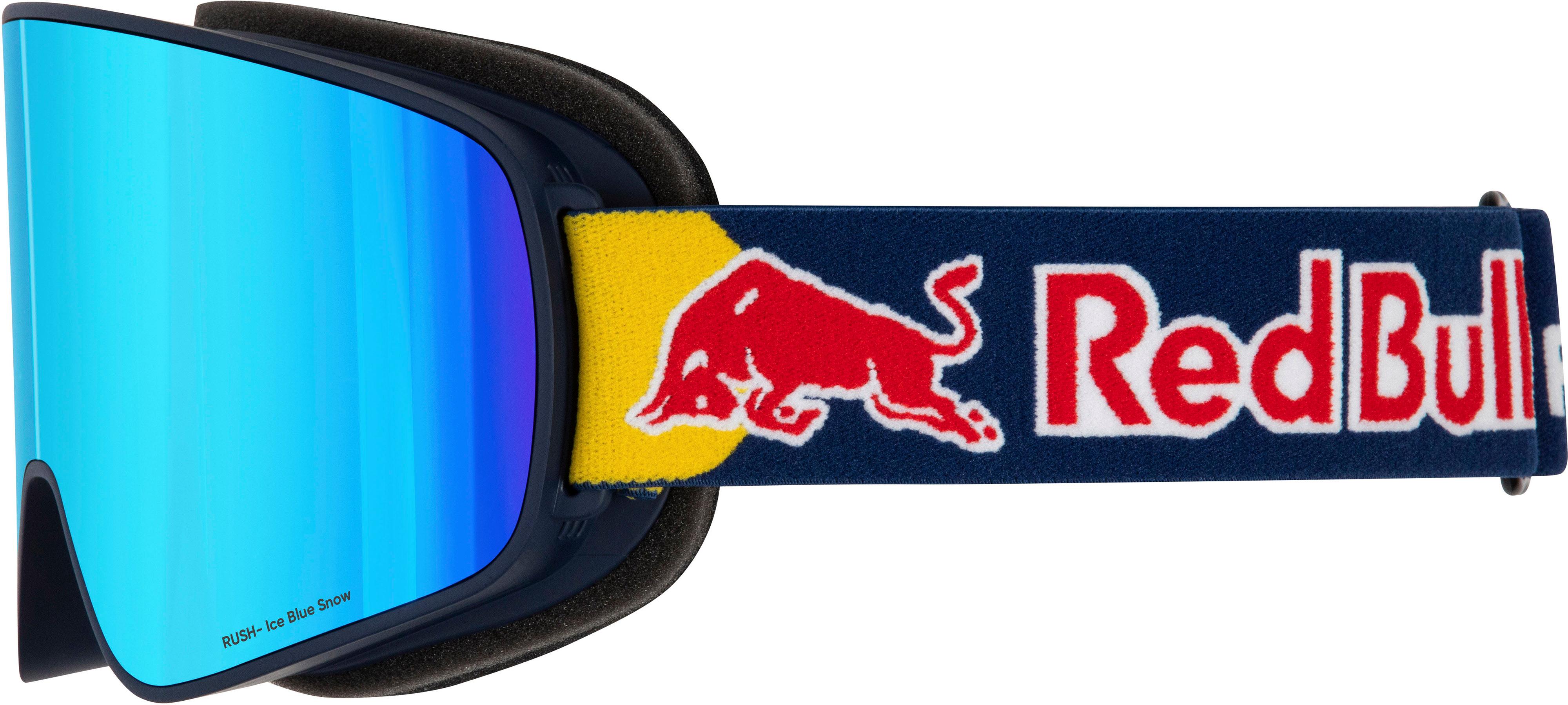 Red Bull Spect RUSH Brille dusk blue snow-red with ice blue mirror im ...