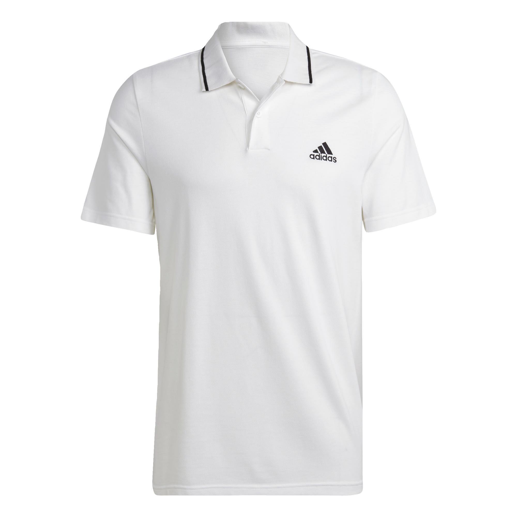 Adidas Essentials Piqué Small Logo Poloshirt T-Shirt Herren White im ...