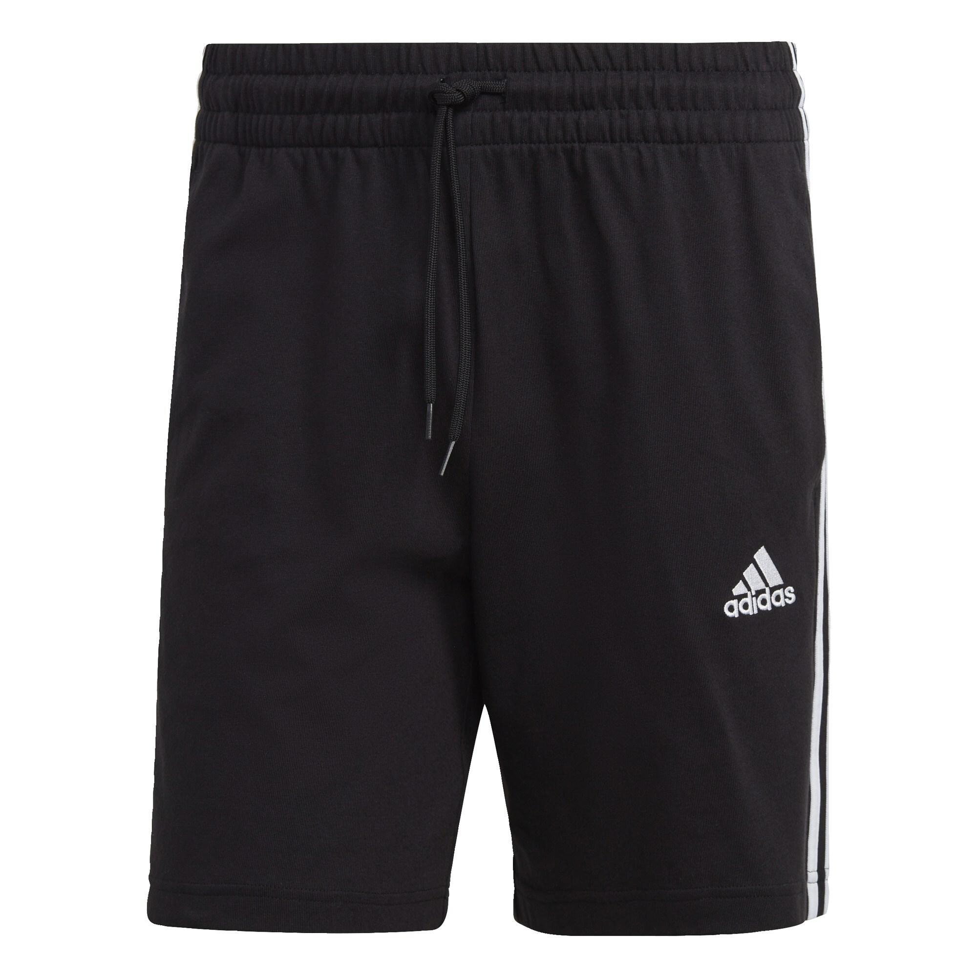 Adidas Essentials 3-Streifen Shorts Funktionsshorts Herren Black ...
