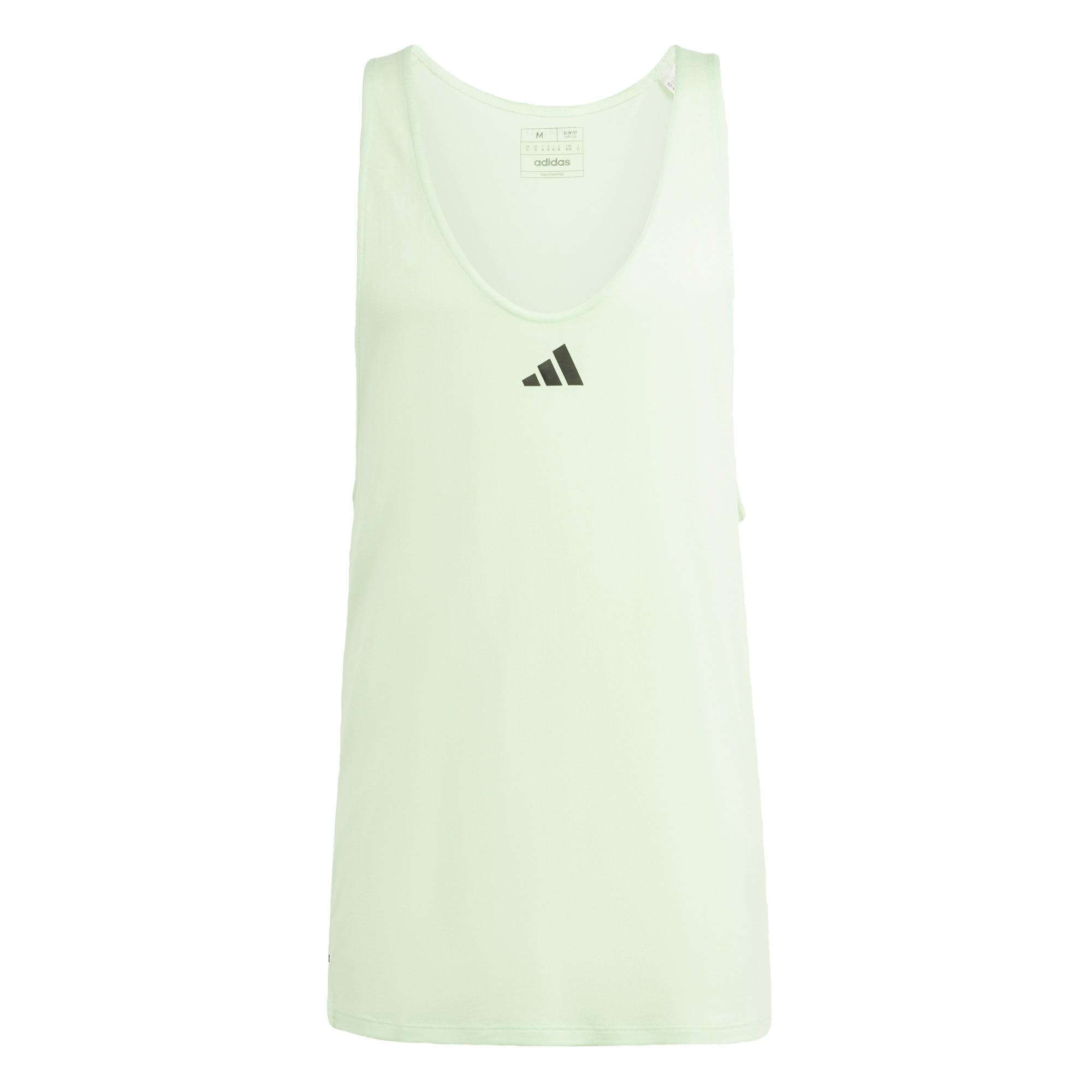 Adidas Workout Stringer Tanktop Funktionstank Herren Semi Green Spark ...