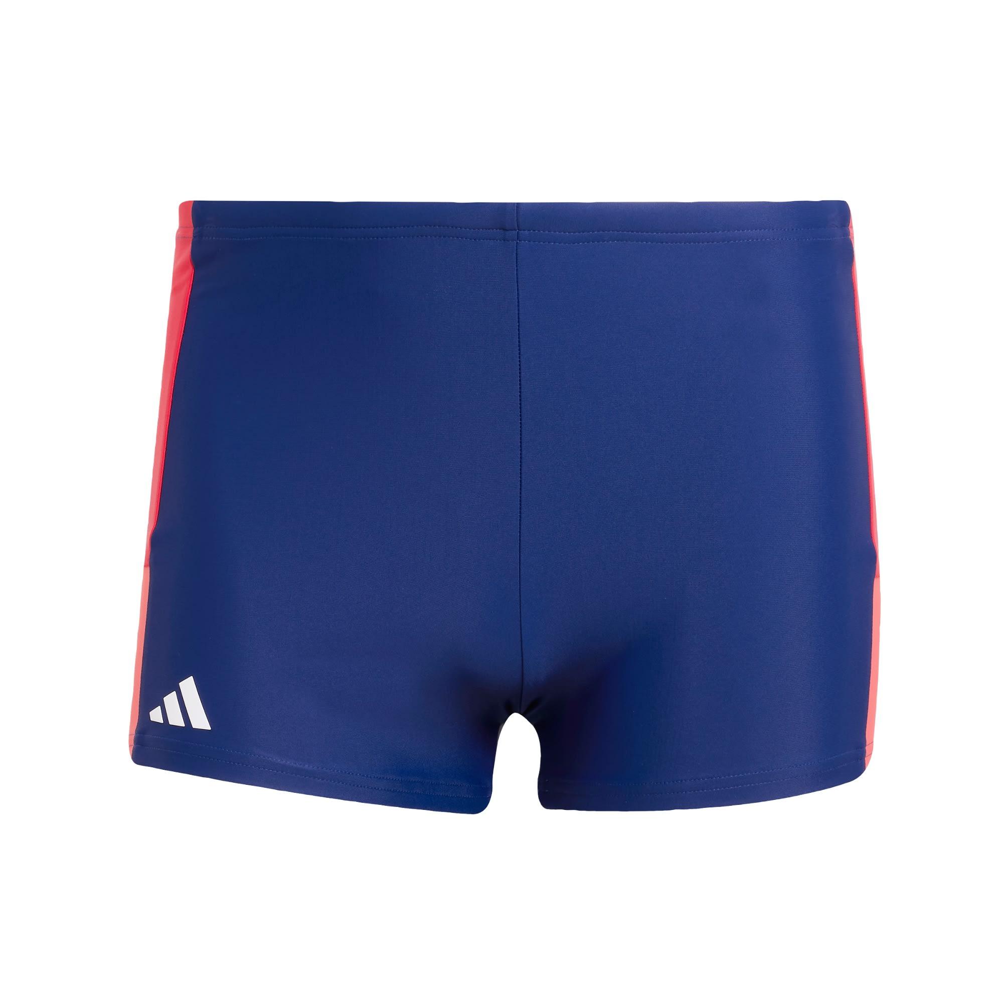 Adidas Colorblock Swim Boxer-Badehose Badehose Herren Dark Blue / Pure ...