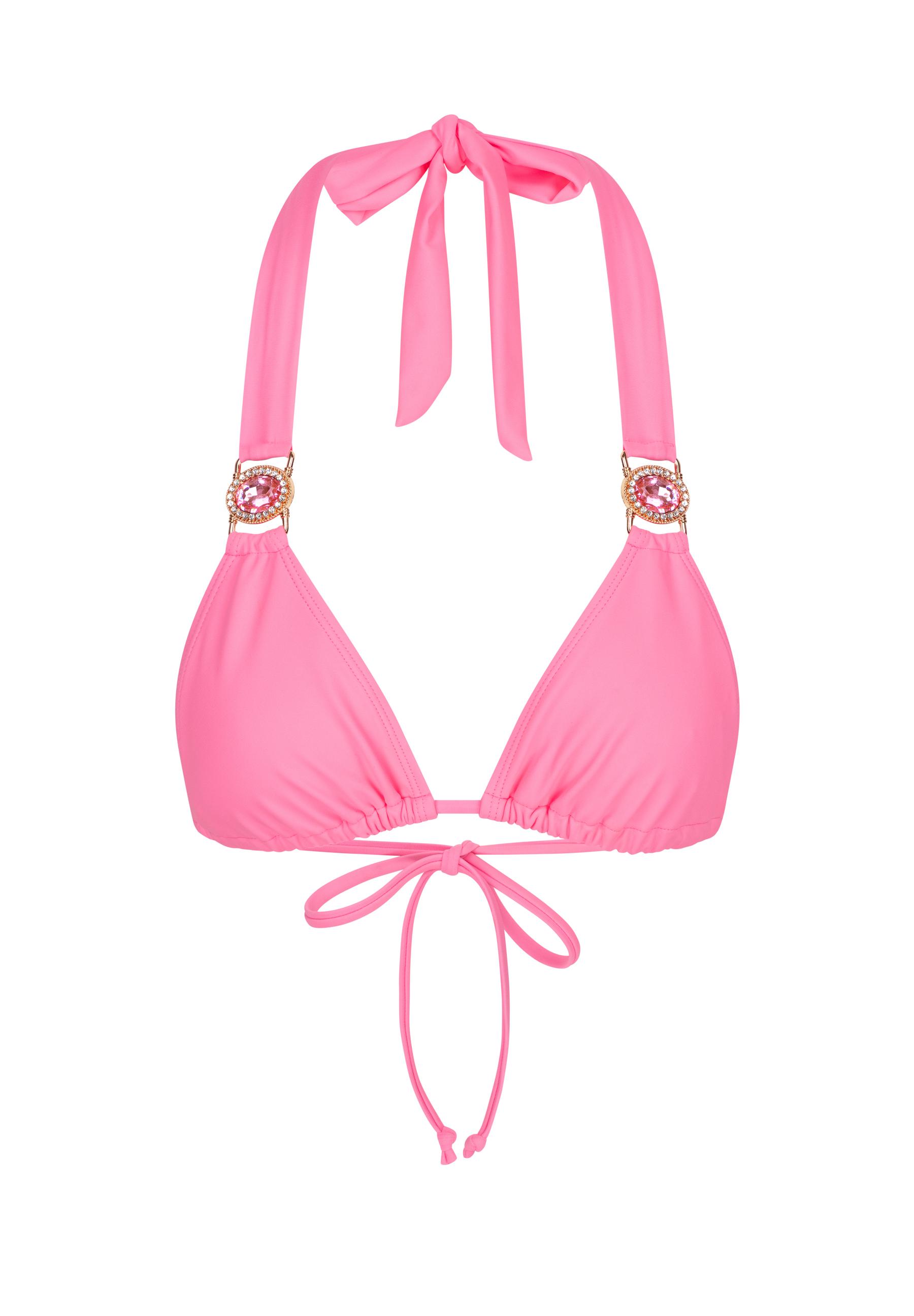 Moda Minx Amour Triangle Bikini Oberteil Damen Candy Pink im Online ...