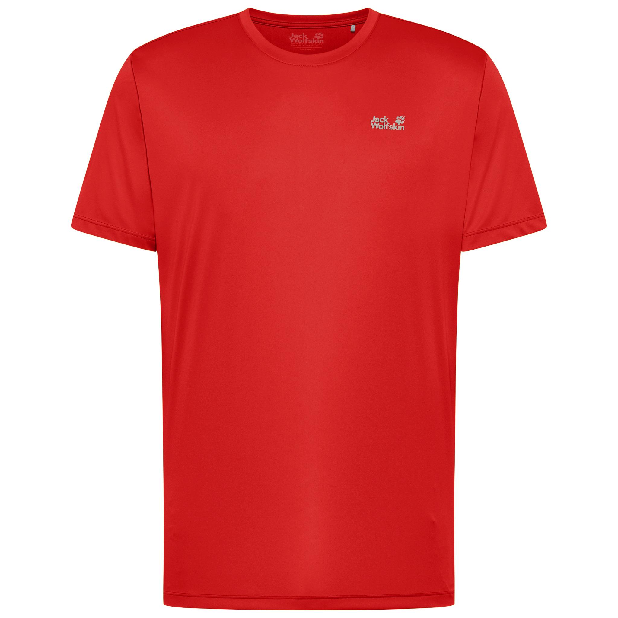 Jack Wolfskin TECH T M Funktionsshirt Herren siren red im Online Shop ...