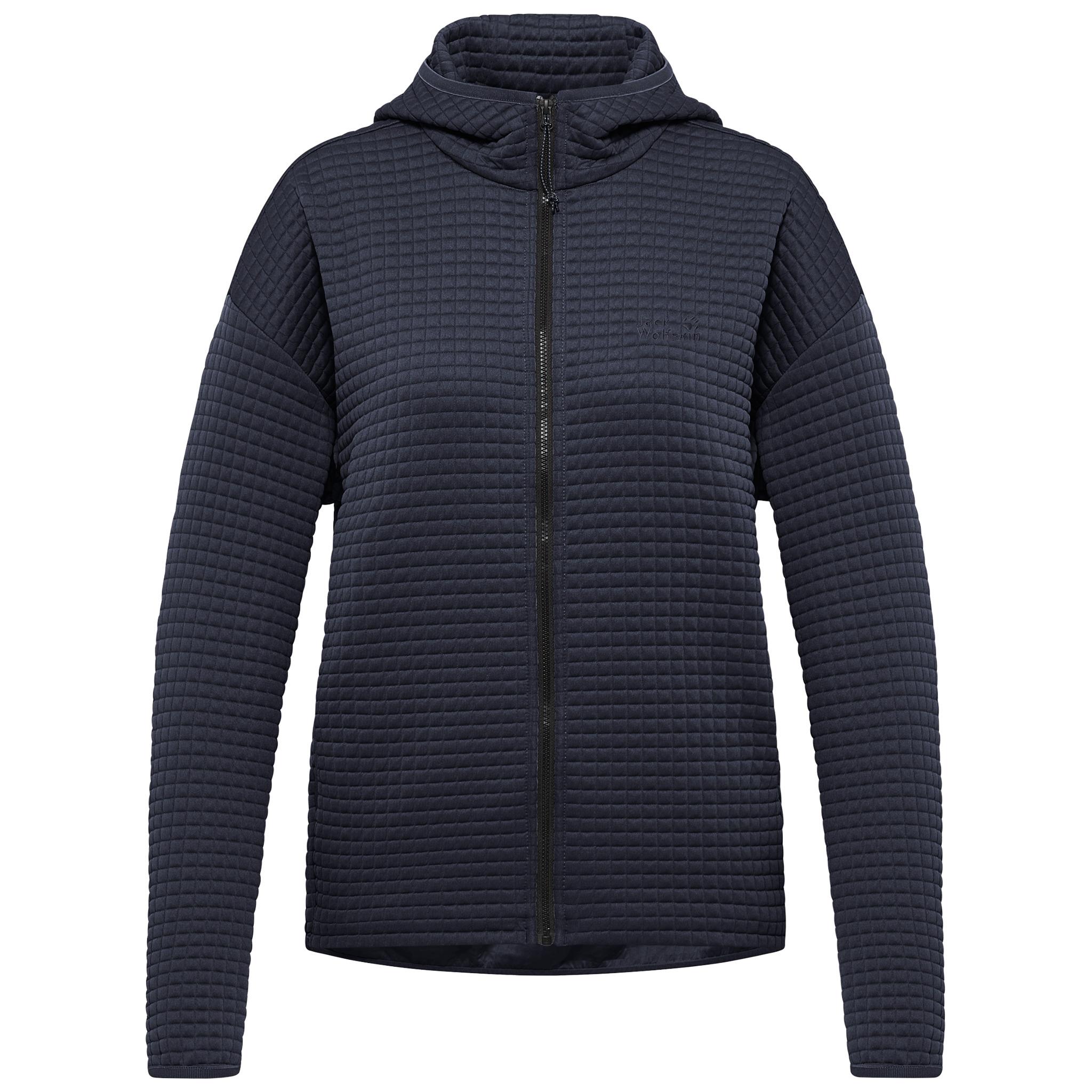 Jack Wolfskin MOGARI HOODED FZ W Fleecejacke Damen dark navy / dark ...
